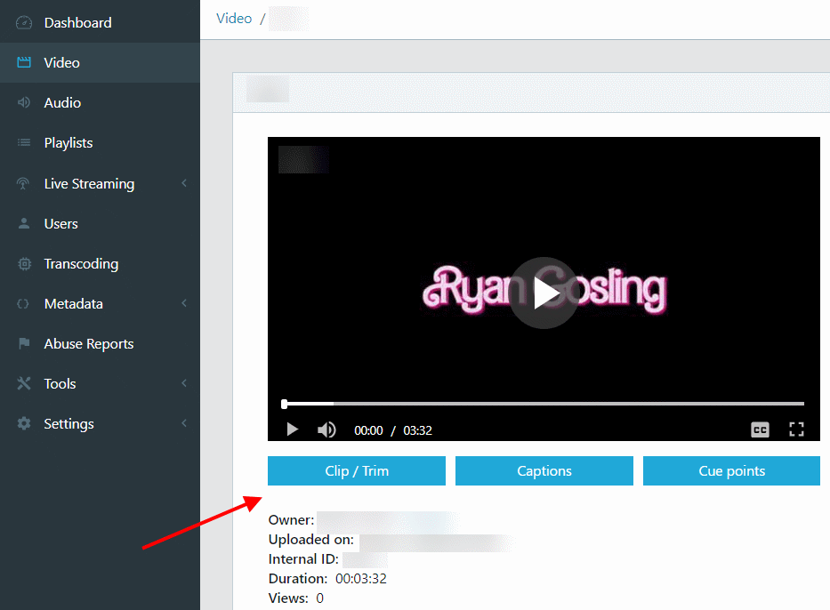 Trimming a video with the Trim editor – Ravnur